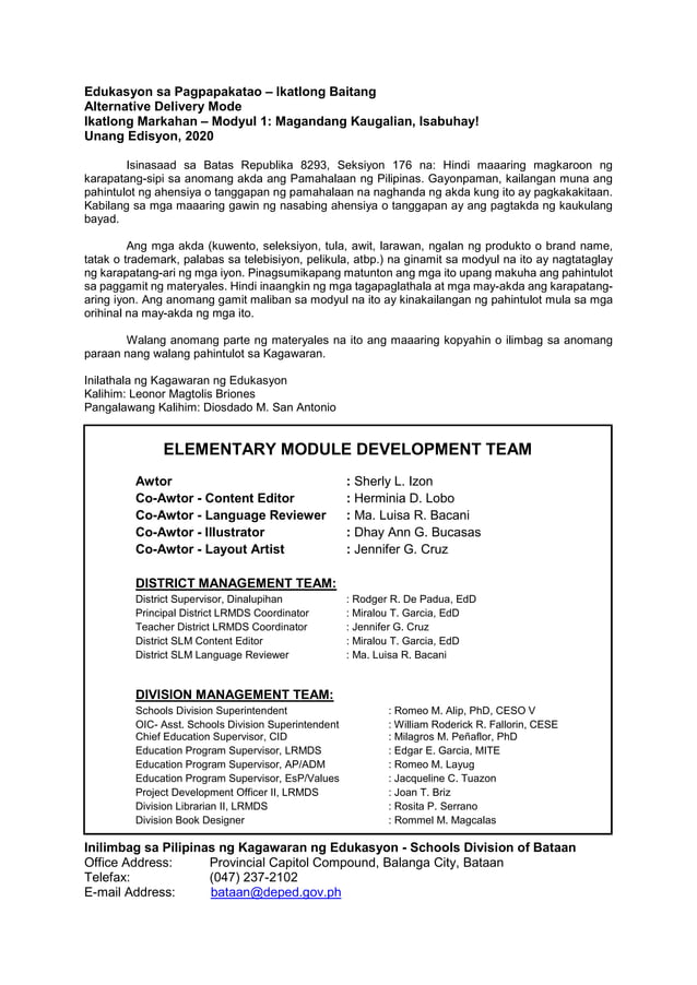 ESP3_Module 1_Magandang Kaugalian,Isabuhay!.pdf