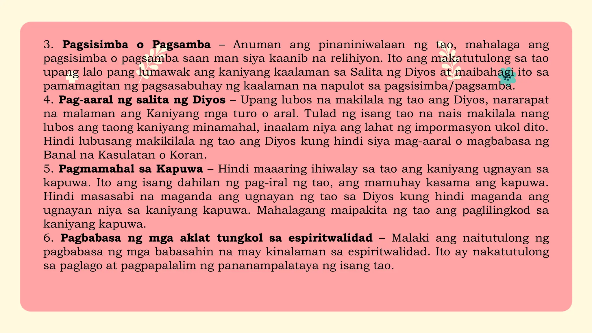 ESP 3RD QT WEK 1.pptx ANG PAGMAMAHAL SA DIYOS | PPTX