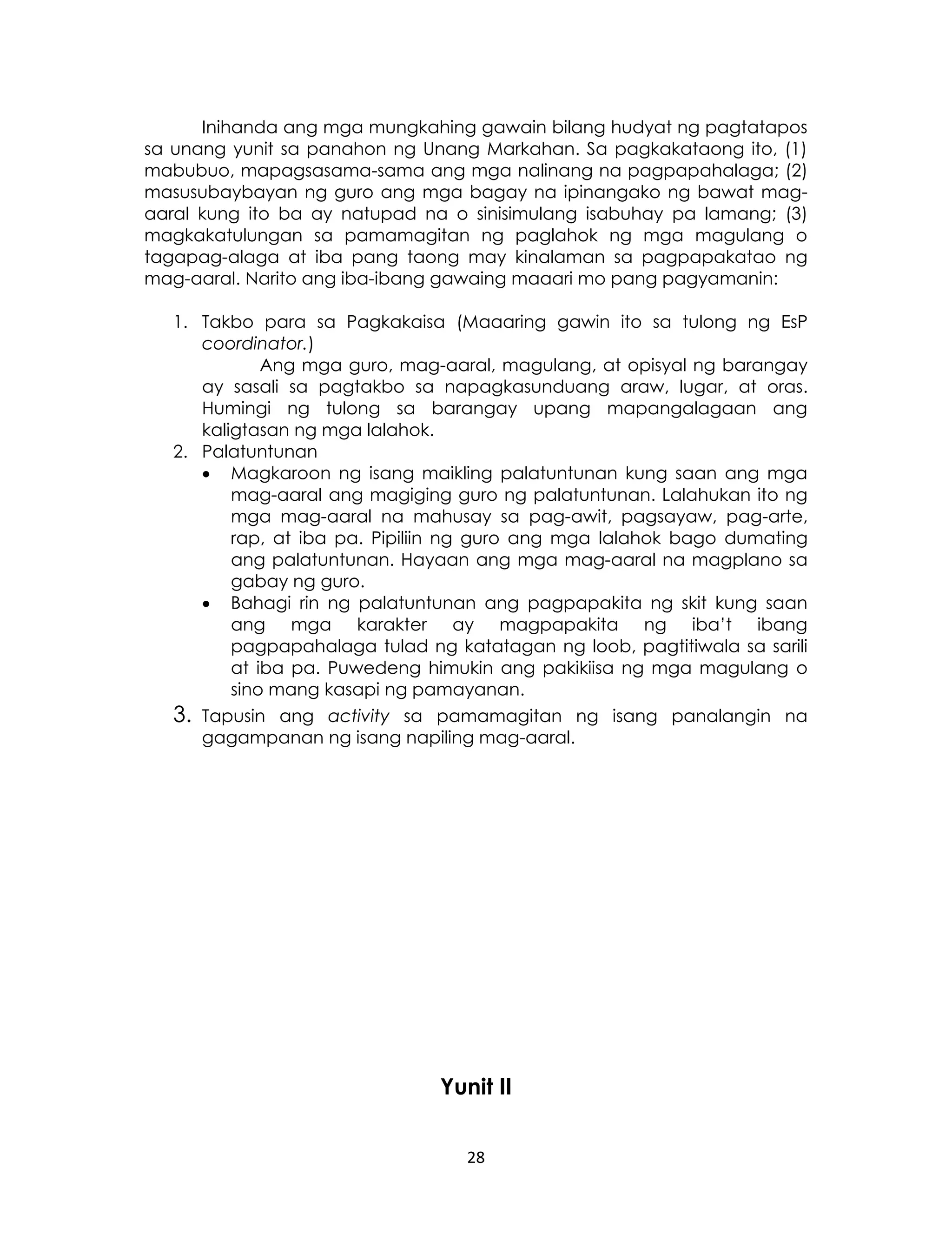 Grade 3 EsP Teachers Guide | PDF