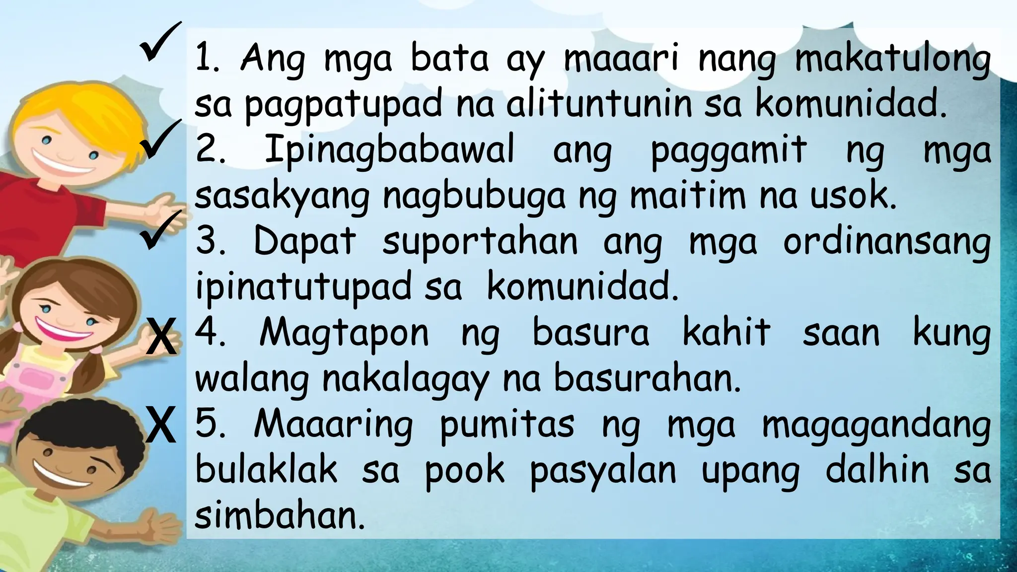 ESP3 W4 Pagsunod sa mga Tunutunin sa Pamayanan.pptx