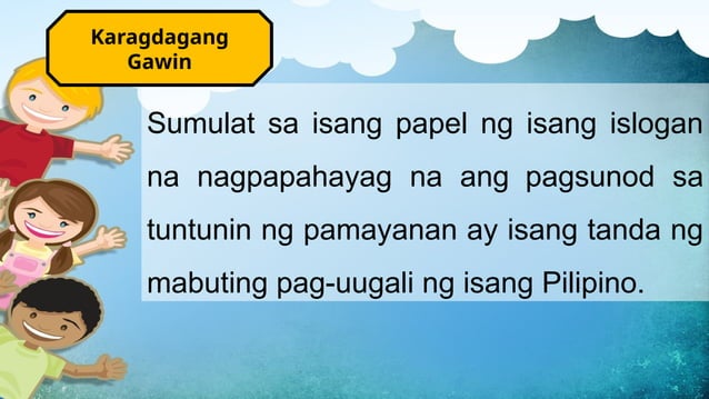 ESP3 W4 Pagsunod sa mga Tunutunin sa Pamayanan.pptx