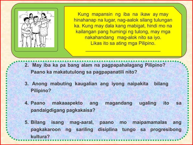 ESP 4 PPT Q3 - Aralin 1 Kultura ng Ating Lahi, Ating Pahalagahan.pptx