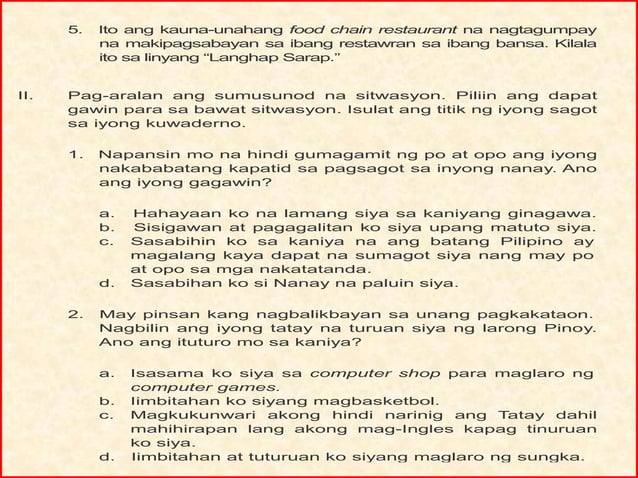 ESP 4 PPT Q3 - Aralin 1 Kultura ng Ating Lahi, Ating Pahalagahan.pptx