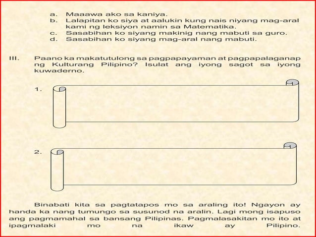 ESP 4 PPT Q3 - Aralin 1 Kultura ng Ating Lahi, Ating Pahalagahan.pptx