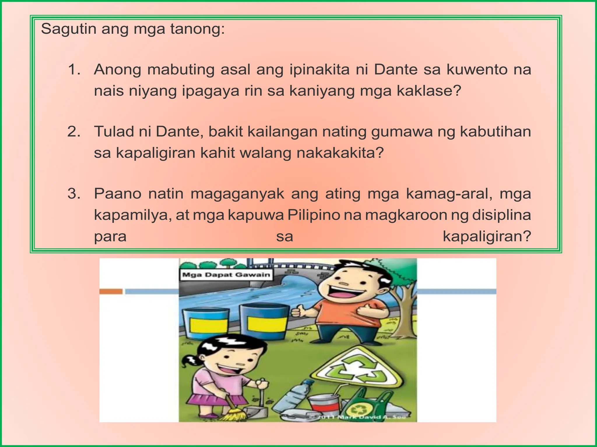 ESP 4 PPT Q3 - Aralin 5 Sariling Disiplina sa Pagsunod sa mga Batas.pptx