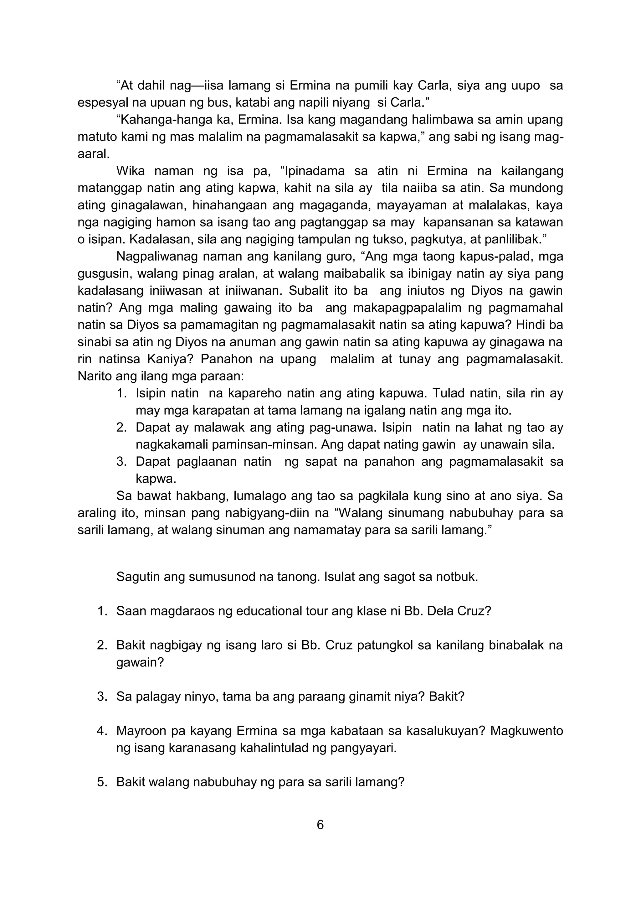 ESP5-Q2-W2.docx- self learning kit for elementary | DOCX