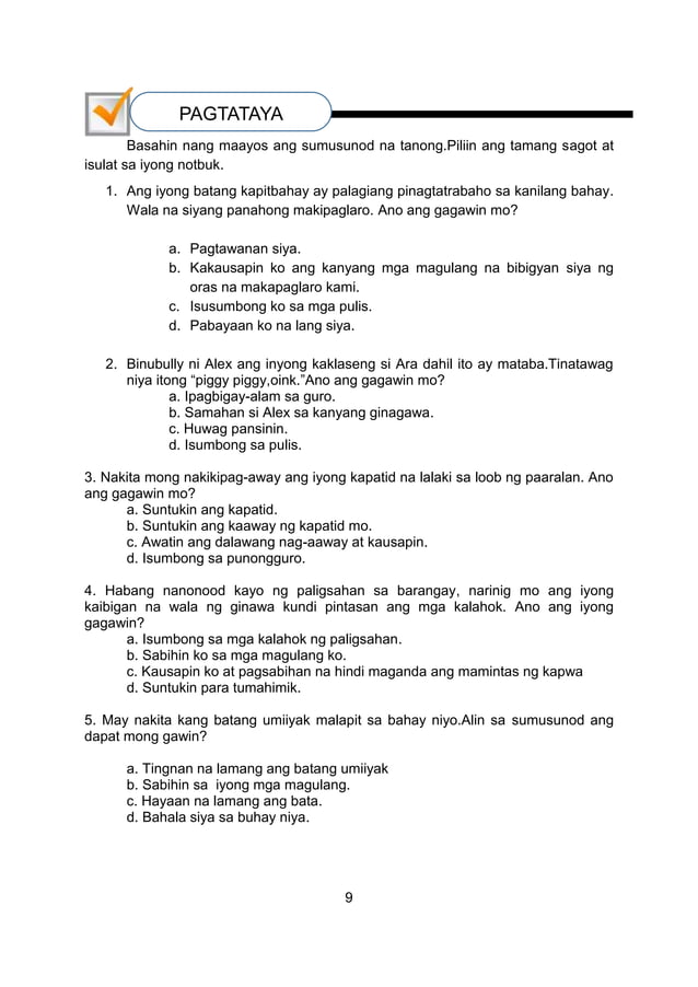 ESP5-Q2-W2.docx- self learning kit for elementary | DOCX