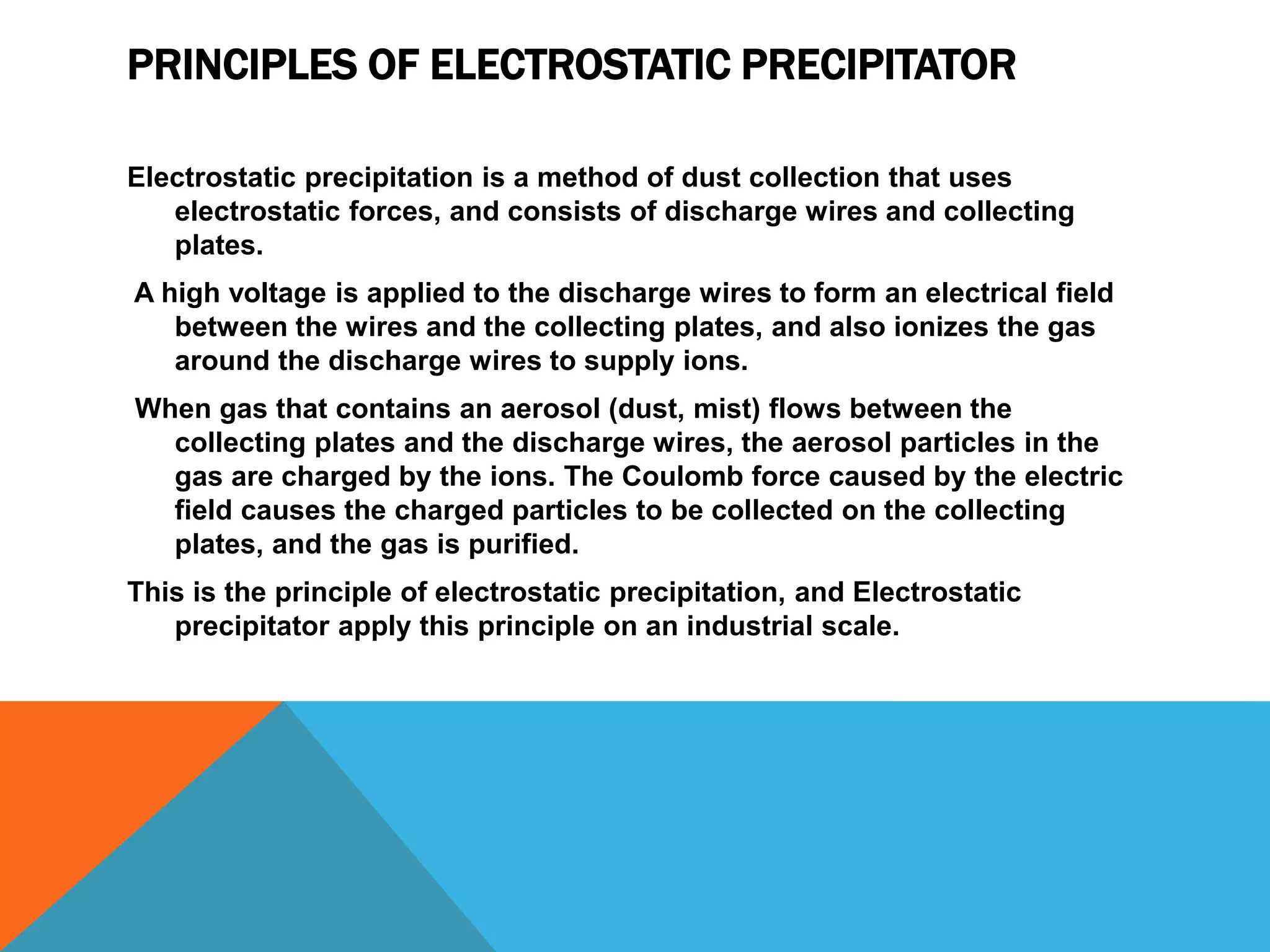ELECTROSTATIC PRECIPITATOR | PPTX