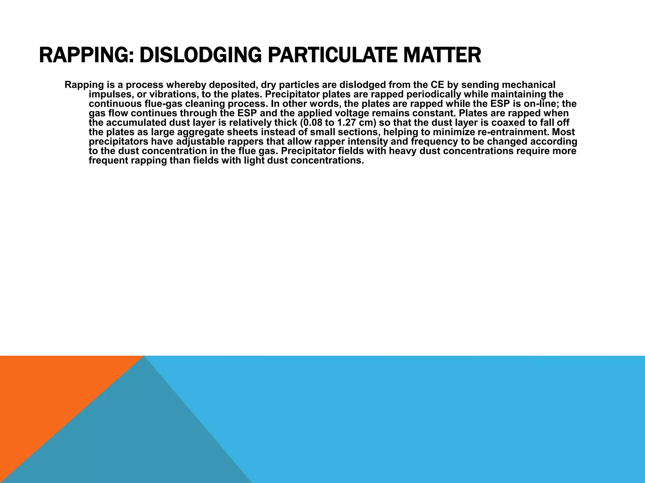 ELECTROSTATIC PRECIPITATOR | PPTX