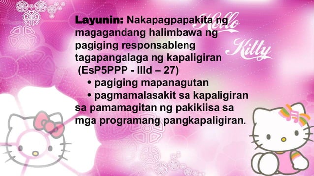 ESP 5 PPT Q3 W5 Day 1-5 - Nakapagpapakita Ng Magagandang Halimbawa Ng Pagiging Responsableng ...