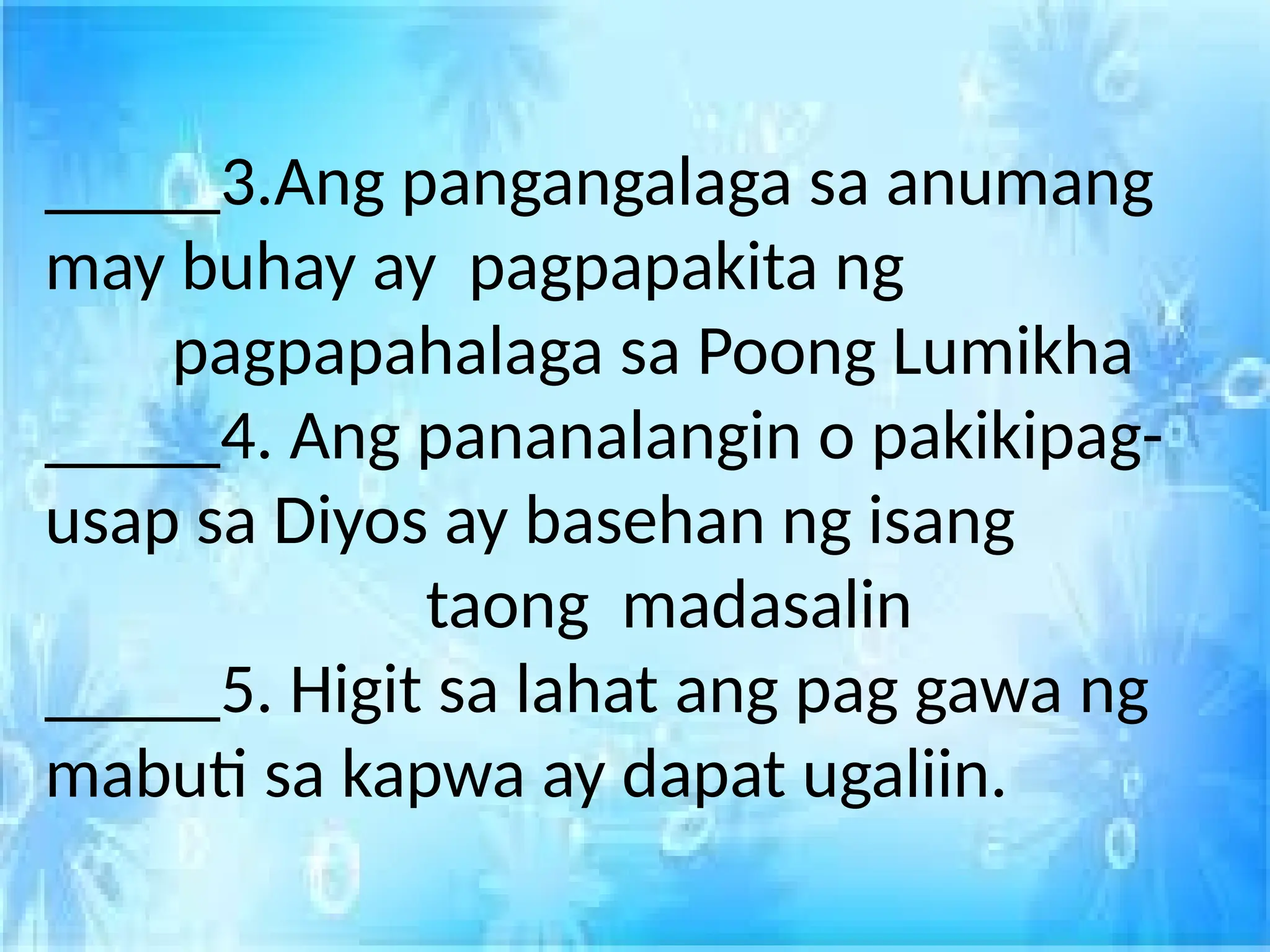ESP 5 PPT Q4 W2 - Day 1-5 - Pakikiisa sa Pagdarasal para sa Kabutihan ...