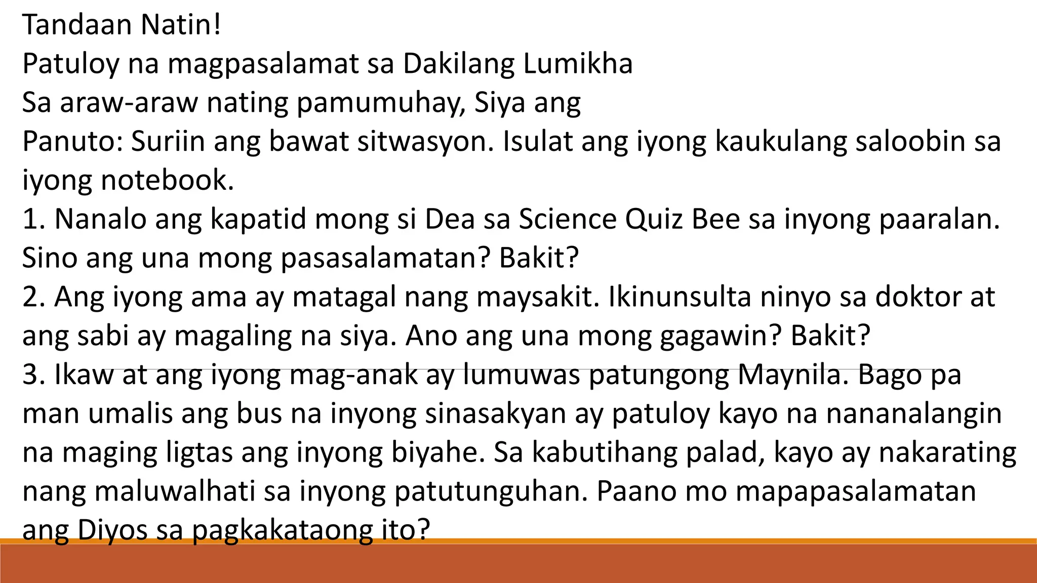 ESP 5 PPT Q4 W8 - Nakapagpapakita ng iba’t-ibang paraan ng pasasalamat sa Diyos.pptx