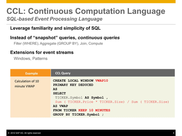 SAP Sybase Event Streaming Processing | PDF | Databases | Computer Software and Applications