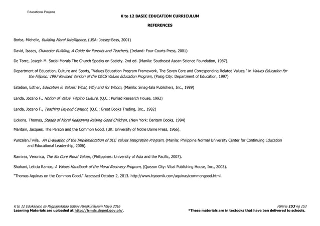 EsP 6 Curriculum Guide rev.2016