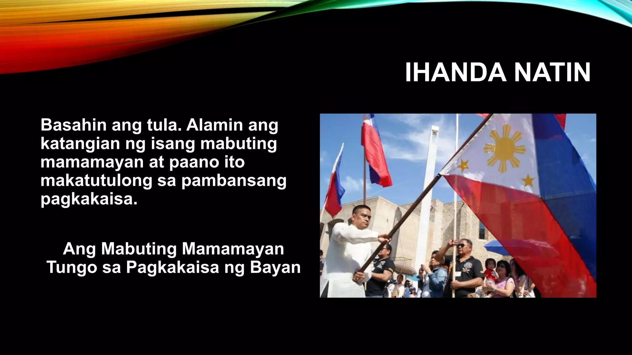 ESP 6 PPT Q3 - Aralin 11- Nais Kong Maging Mabuting Miyembro Ng ...