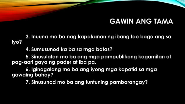 ESP 6 PPT Q3 - Aralin 11- Nais Kong Maging Mabuting Miyembro Ng ...