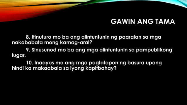ESP 6 PPT Q3 - Aralin 11- Nais Kong Maging Mabuting Miyembro Ng ...