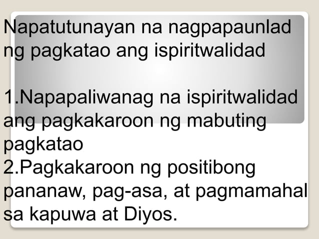 ESP 6 PPT Q4 W3 - Napatutunayan na nagpapaunlad ng pagkatao ang ispiritwalidad.pptx