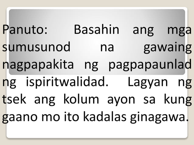 ESP 6 PPT Q4 W3 - Napatutunayan na nagpapaunlad ng pagkatao ang ispiritwalidad.pptx