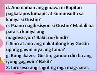 ESP 6 Q1 W3 D1-5 Pagyamanin ang Mapanuring pag iisip | PPTX