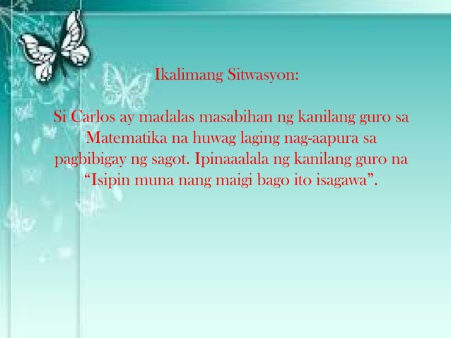 Edukasyon sa Pagpapakatao 6 q1 W8 Pagiging Mahinahon | PPTX