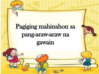 ESP 6 q1 Week 8.pptx Pagiging Mahinahon on | PPTX