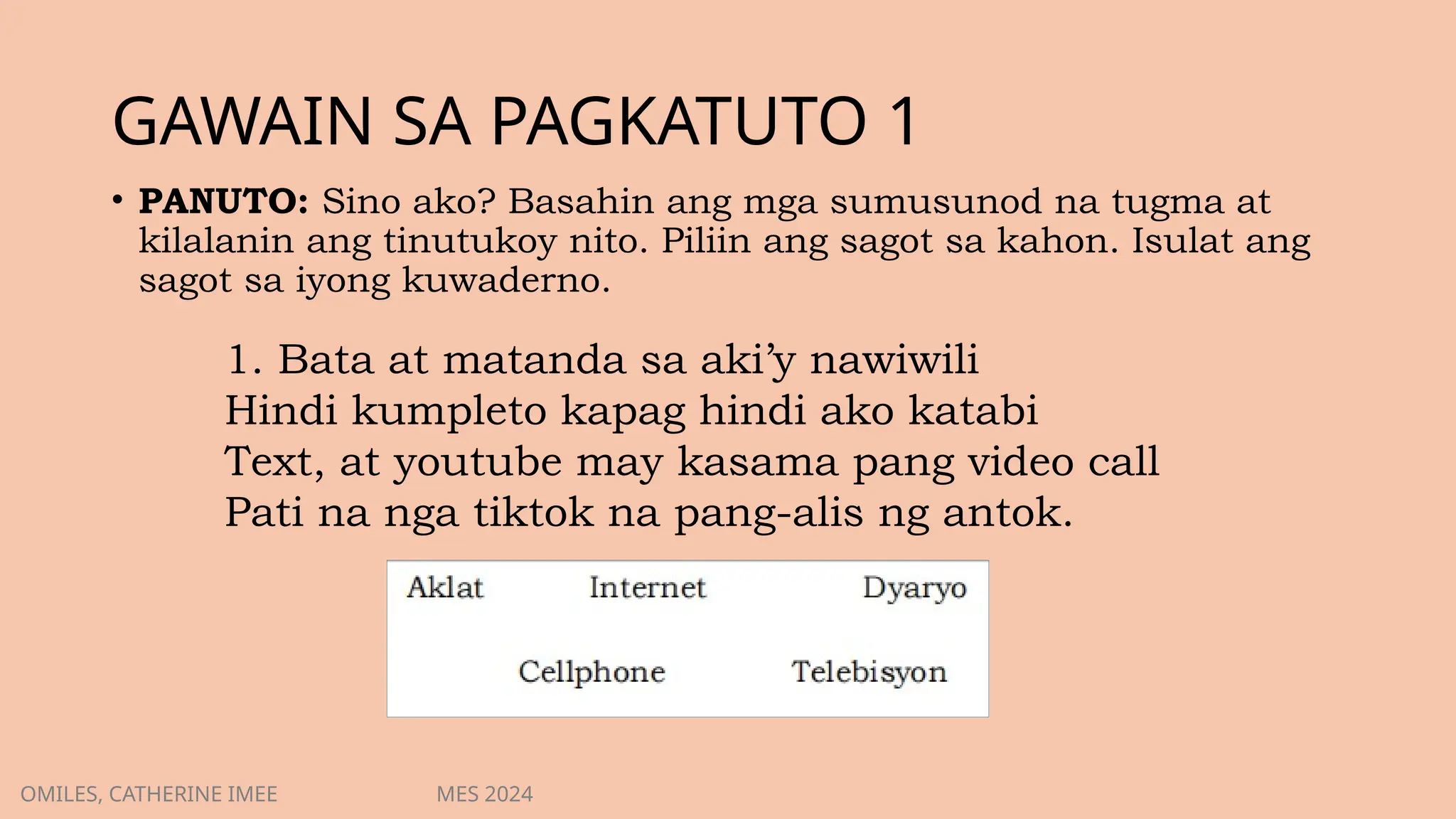 ESP6 Q1 WK5 PAGGAMIT NG TAMANG IMPORMASYON.pptx