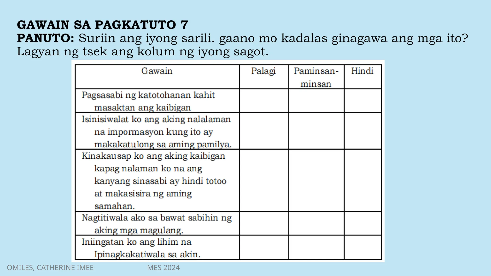 ESP6 Q1 WK5 PAGGAMIT NG TAMANG IMPORMASYON.pptx