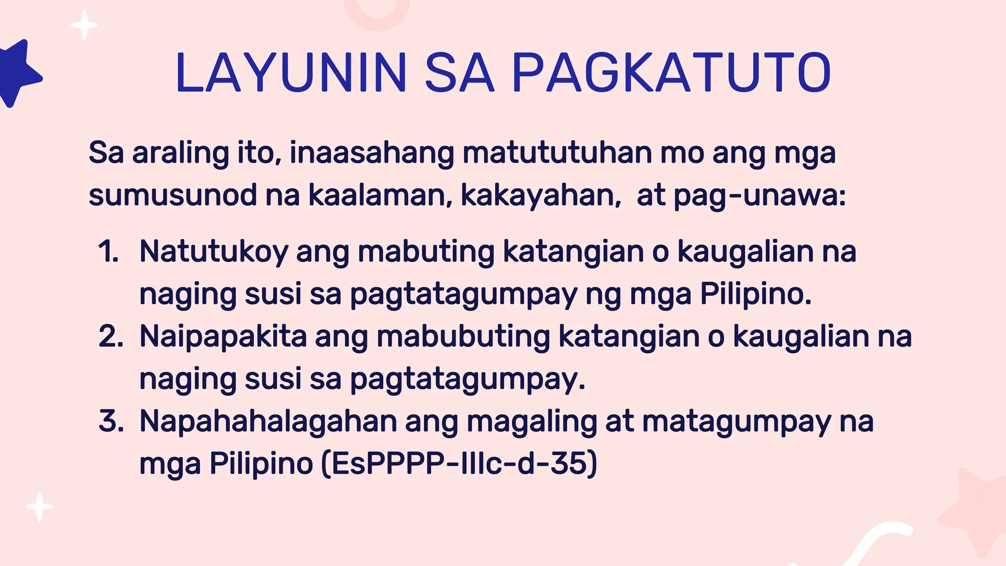 ESP6Q3_M1_W1 - Ang Magaling at Matagumpay na mga Pilipino.pptx