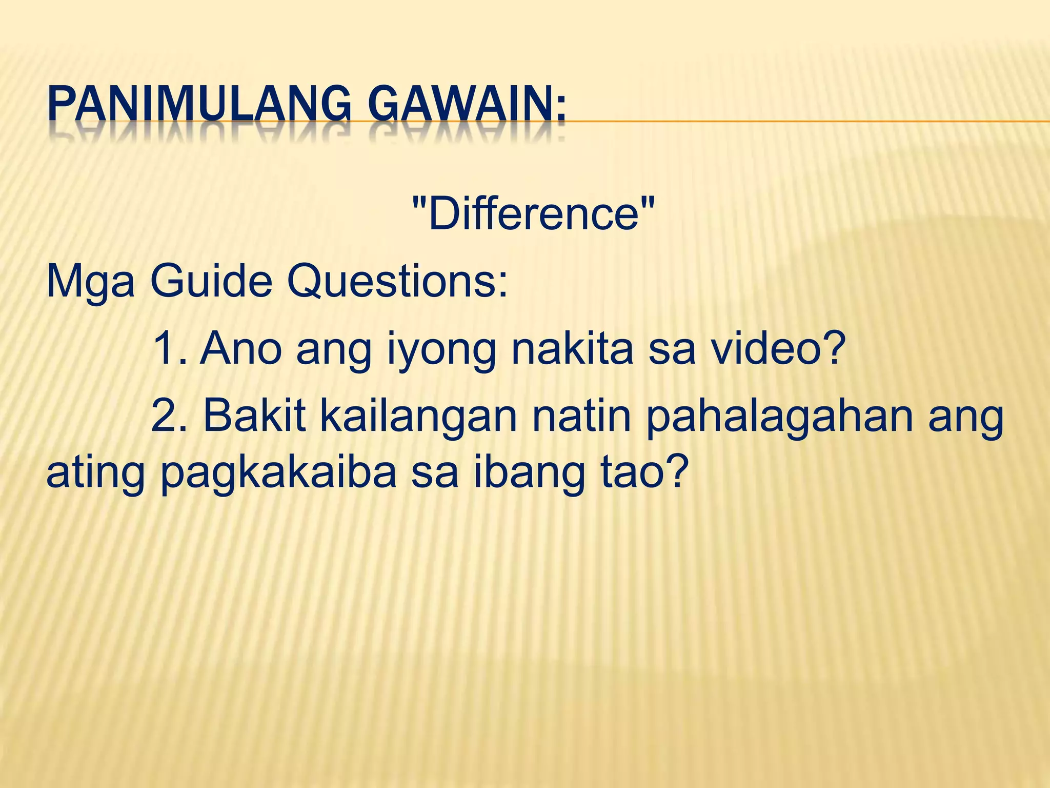 BIRTUD AT PAGPAPAHALAGA | PPTX