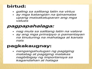 BIRTUD AT PAGPAPAHALAGA | PPTX