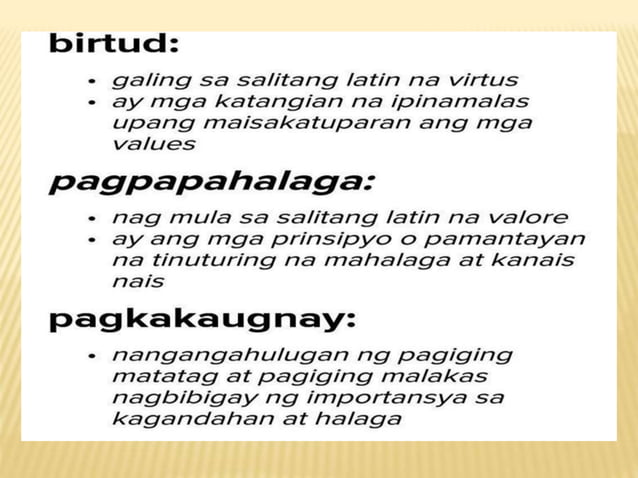 BIRTUD AT PAGPAPAHALAGA | PPTX
