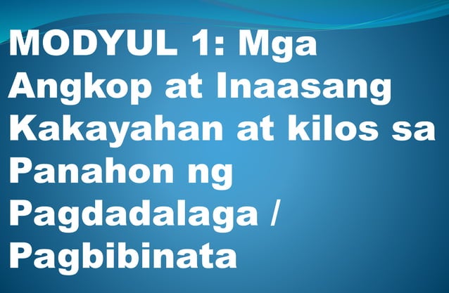 Es p 7 module 1 day 1 | PPTX