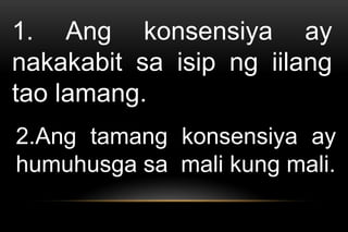 Es p 7 module 6 (konsensya) | PPTX