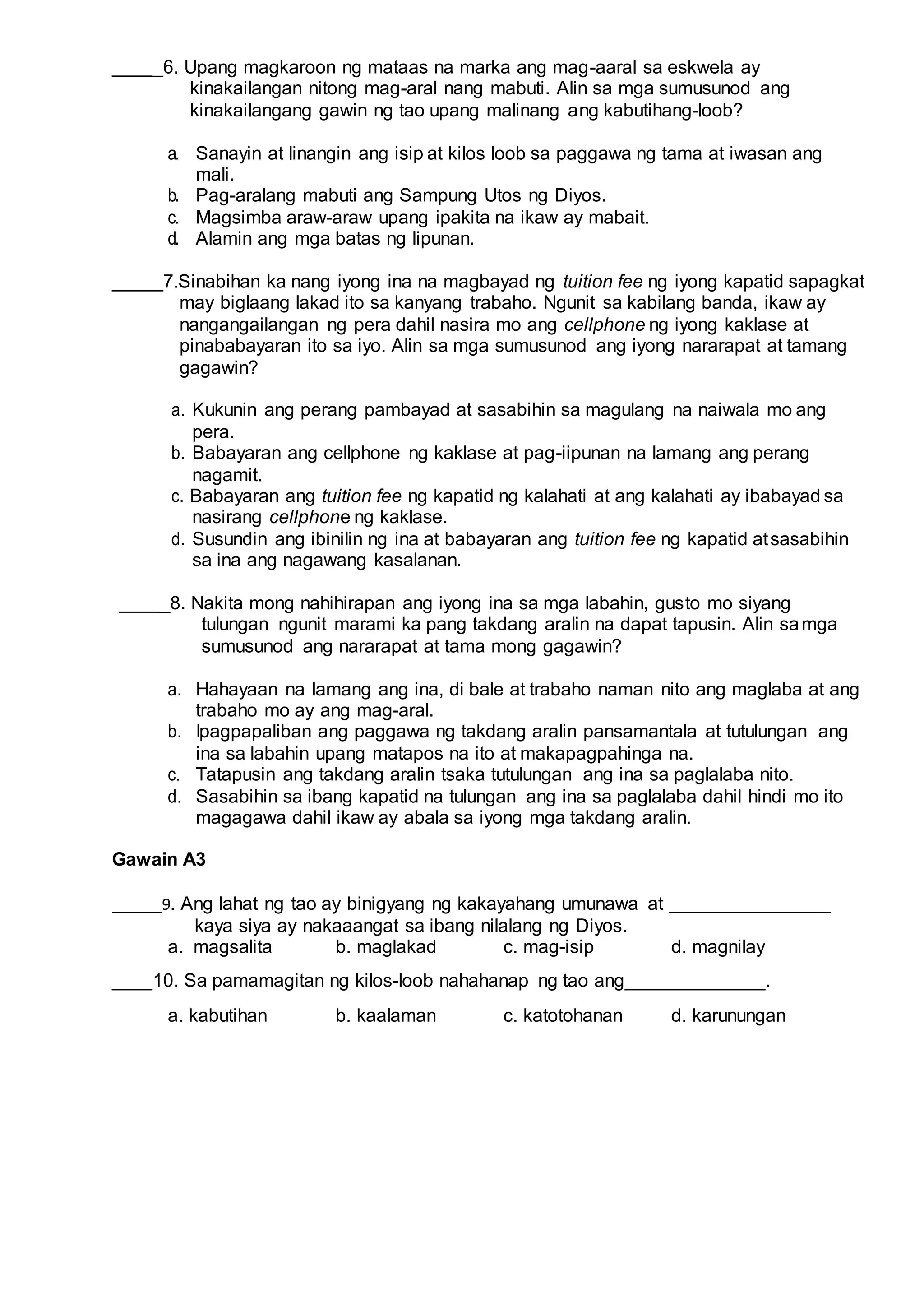 EsP 7 Modyul-1 Act and worksheets.docx