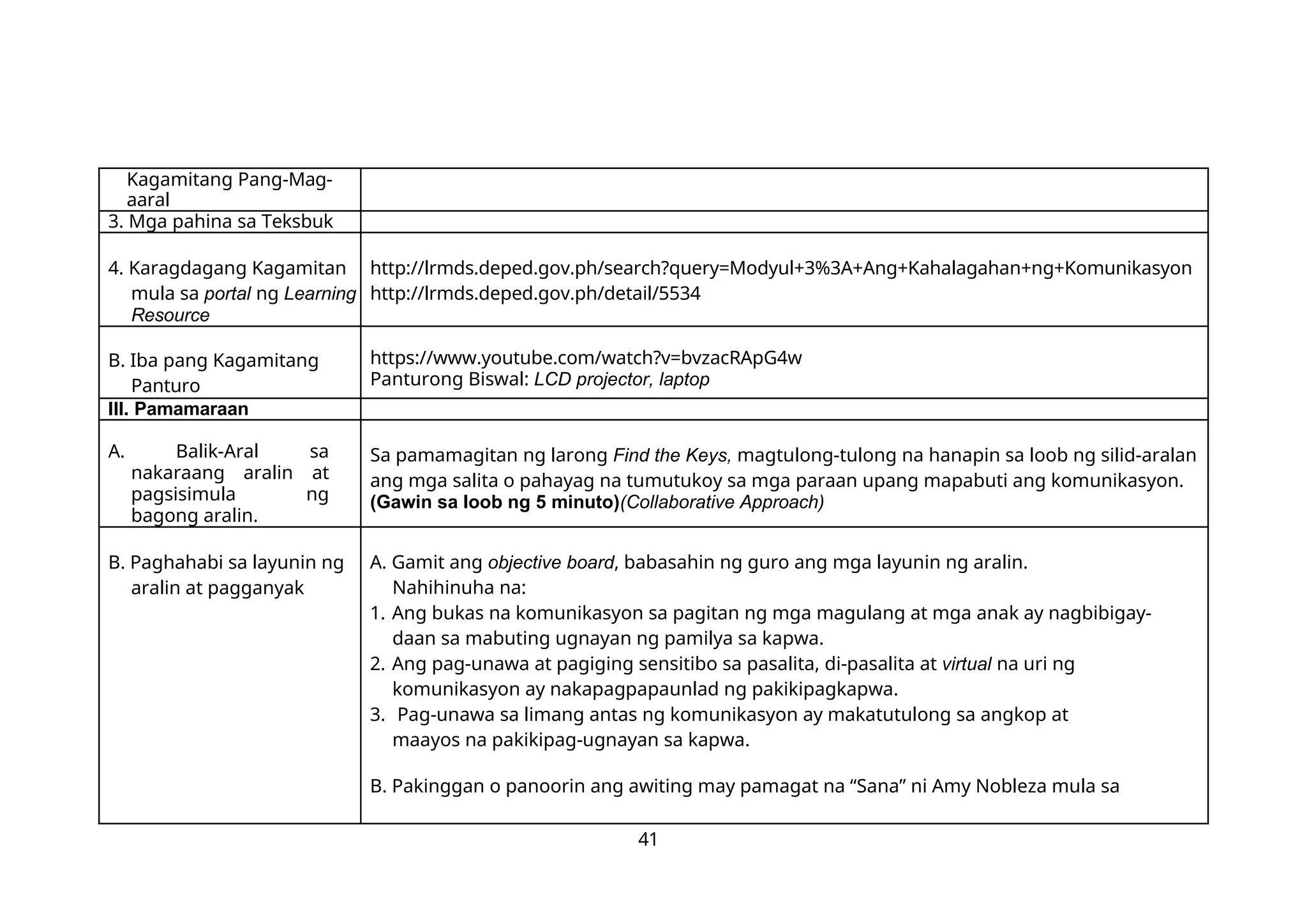 EDUKASYON SA PAGPAPAKATAO 8 DAILY LESSSON LOG | DOCX