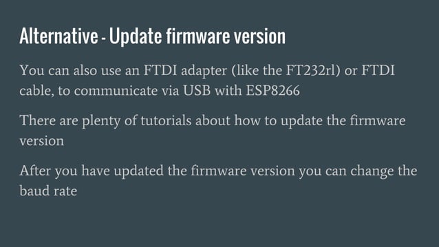 Esp8266 - Intro for dummies | PPT