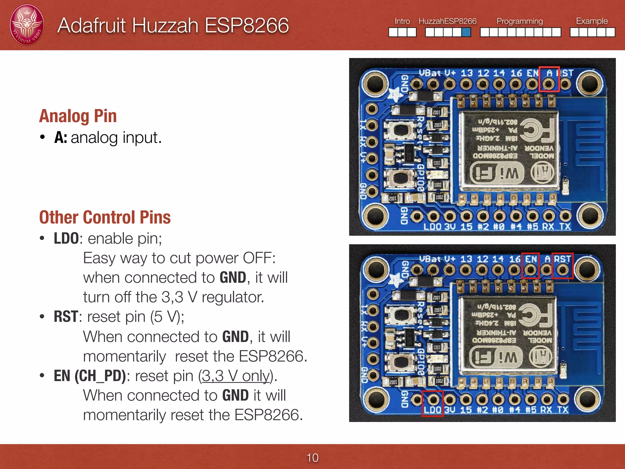 Adafruit Huzzah Esp8266 Wifi Board Ppt