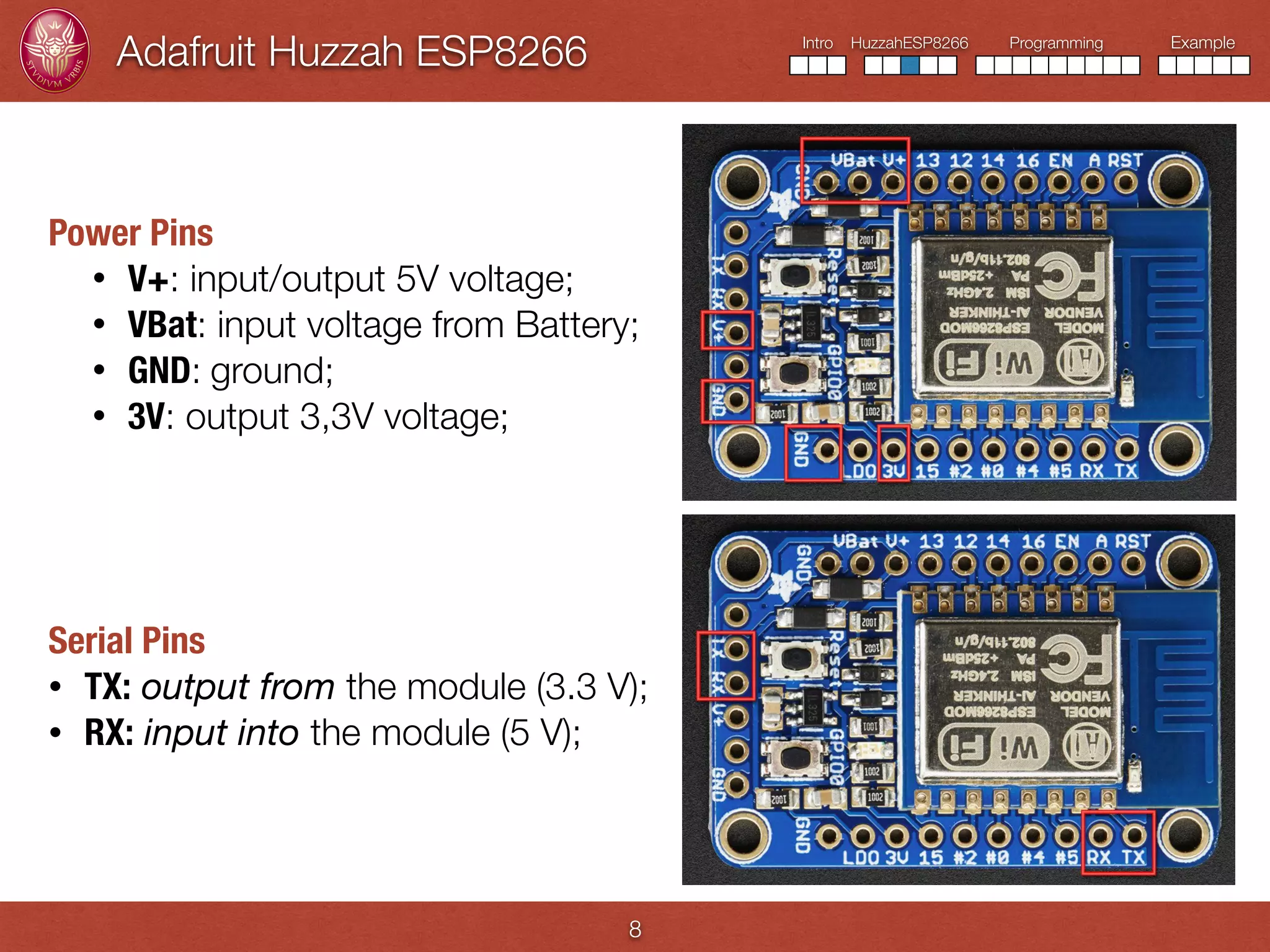 Adafruit Huzzah Esp8266 Wifi Board Ppt