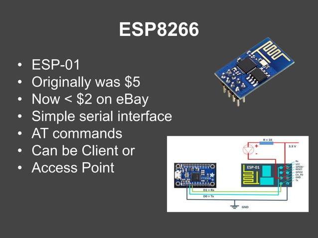 Esp8266 NodeMCU | PPTX | Computer Peripherals | Computing
