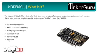 Wi-Fi Esp8266 nodemcu | PPTX