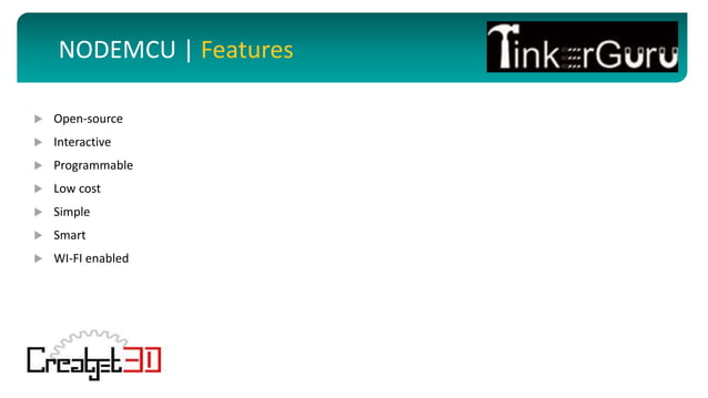 Wi-Fi Esp8266 nodemcu | PPTX