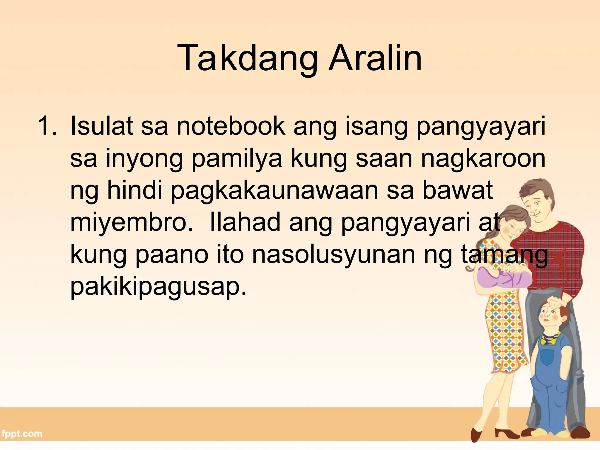 ESP8 ARALIN 3: KOMUNIKASYON SA PAMILYA.ppt