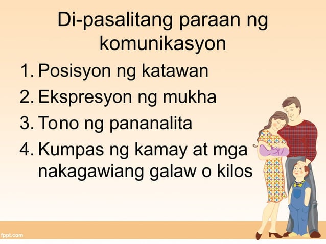 ESP8 ARALIN 3: KOMUNIKASYON SA PAMILYA.ppt