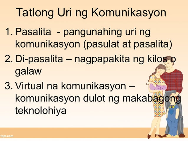 ESP8 ARALIN 3: KOMUNIKASYON SA PAMILYA.ppt