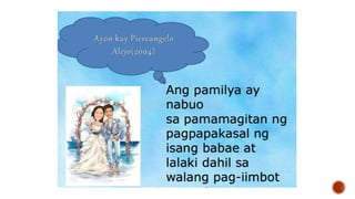 ESP 8 Modyul 1.pptx ang pamilya bilangn | PPTX