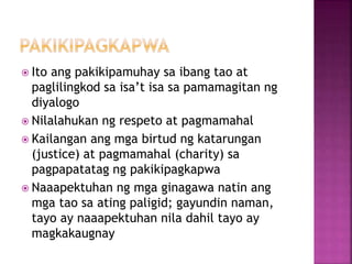 EsP 8 Modyul 5 Ang Pakikipagkapwa | PPTX