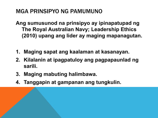 Es p 8 modyul 8 Ang Mapanagutang Pamumuno at Tagasunod | PPTX