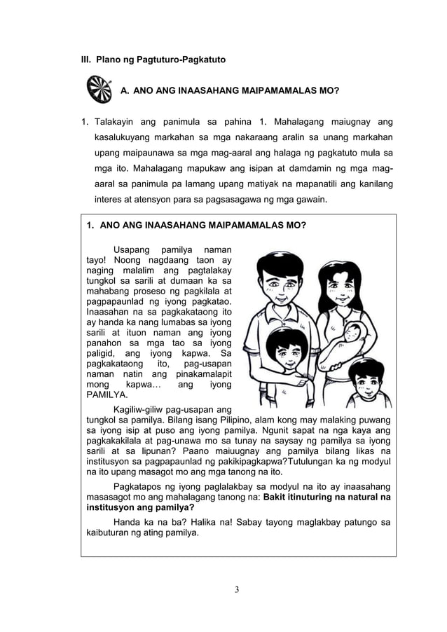 Edukasyon sa Pagpapakatao Grade 8 Teacher's Guide Edukasyon sa Pagpapakatao Grade 8 Teacher's Guide