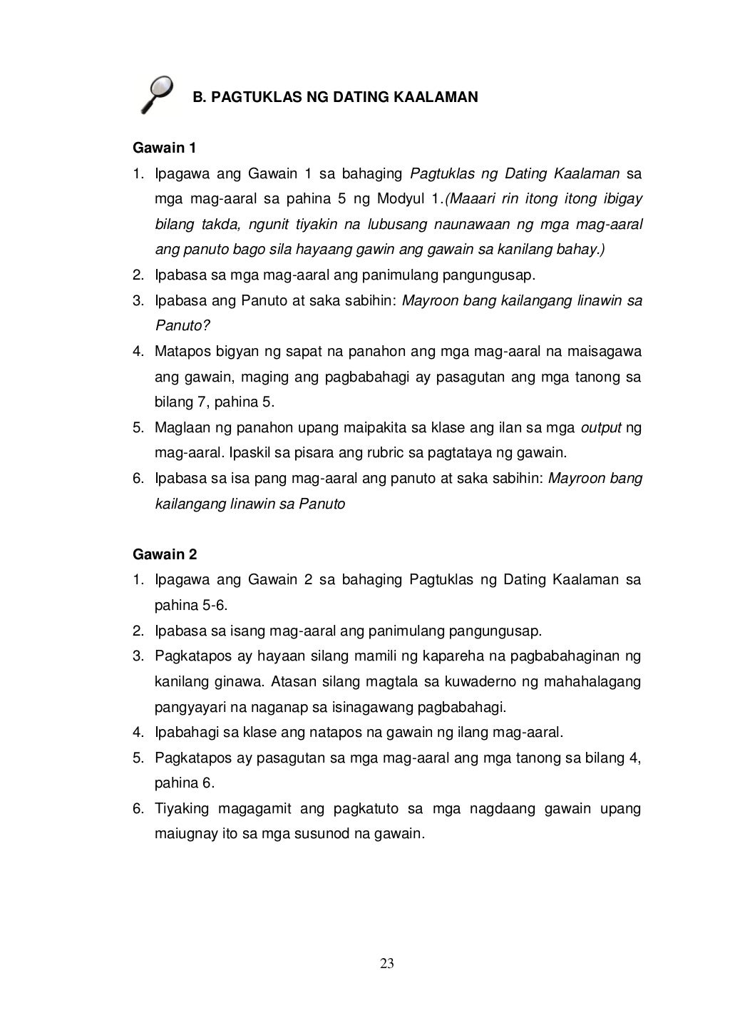 Edukasyon sa Pagpapakatao Grade 8 Teacher's Guide